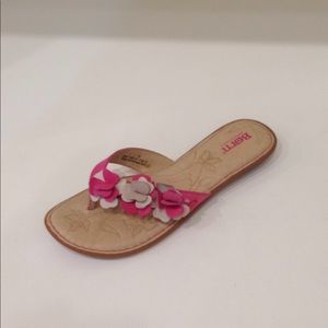 Born | Shoes | Born Bright Pink With Ivory 3 Flowed Sandal | Poshmark